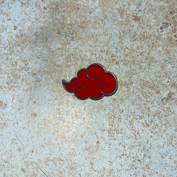 Naruto | Accessories | Naruto Akatsuki Cloud Pin | Poshmark